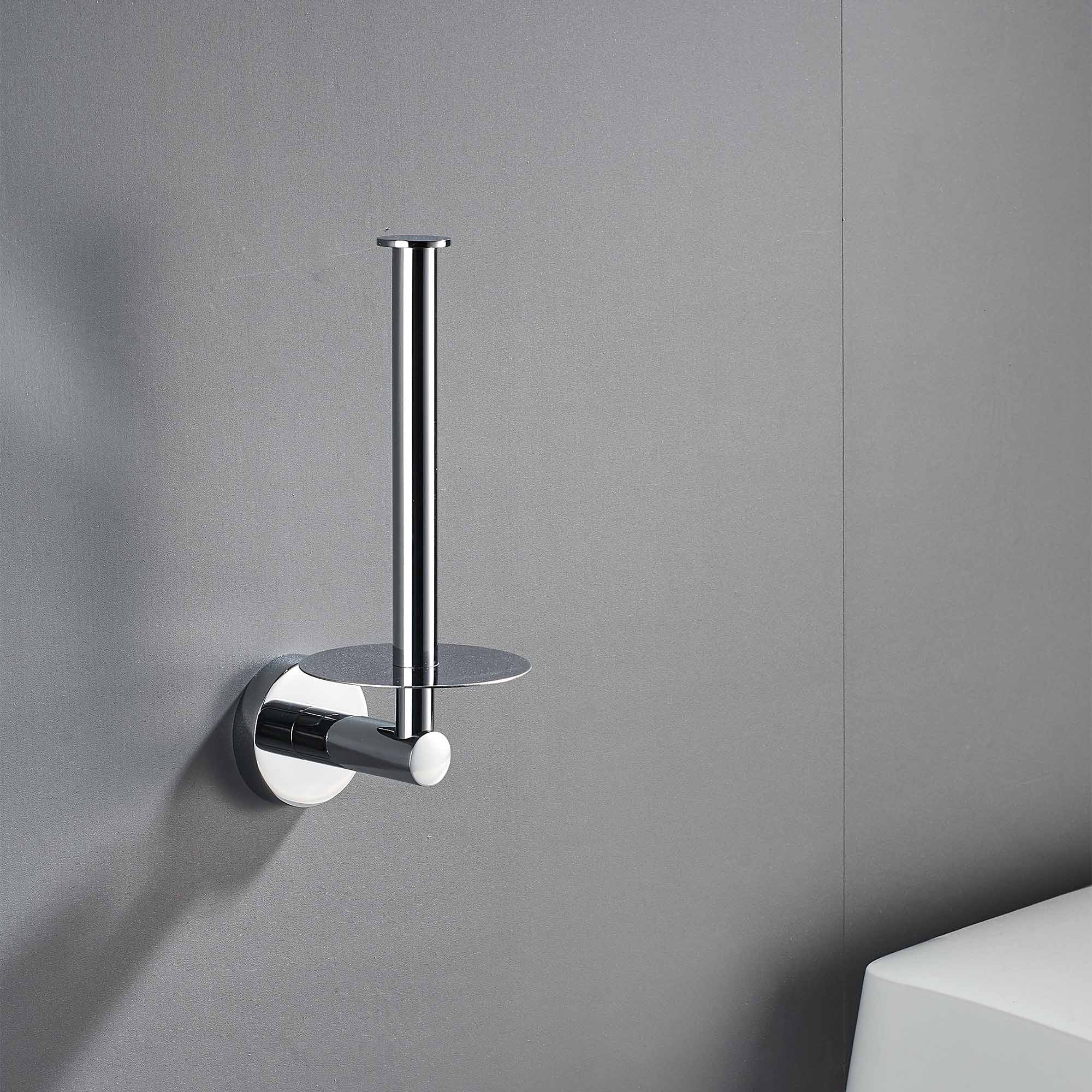 Portarollo Bari Vertical Cromo | mK.cl