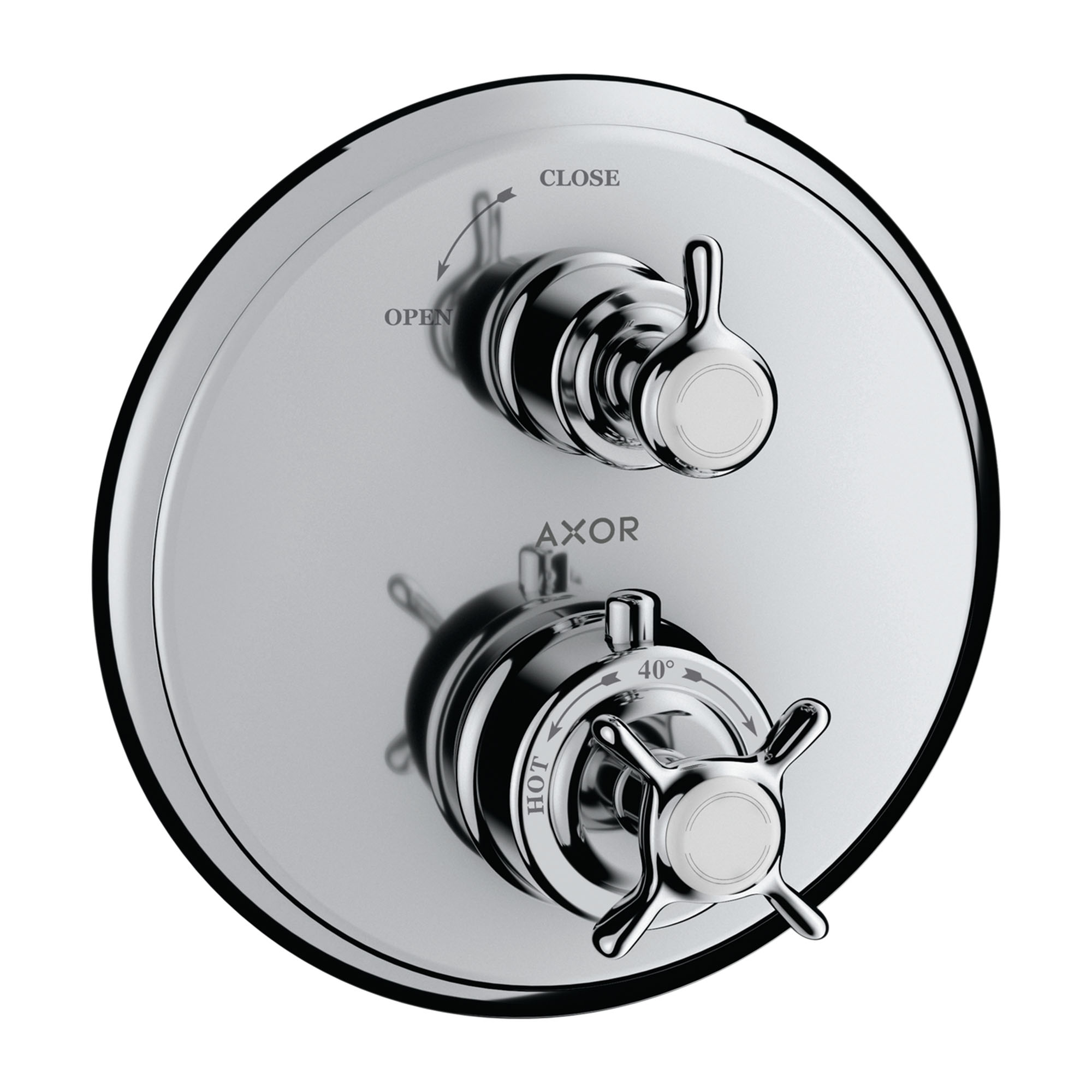 Embellecedor de termostato de tina Montreux con llave de pas - MK