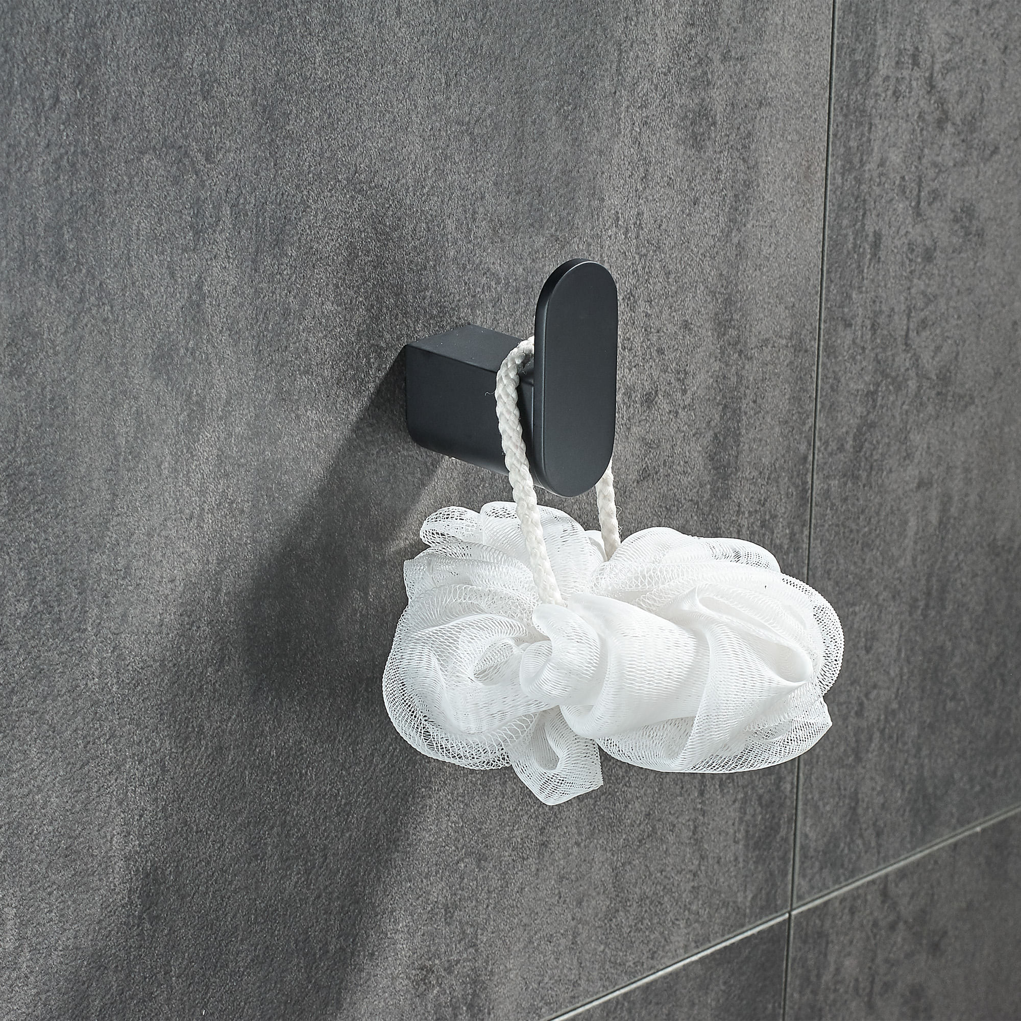 Percha Simple Style Negro Mate | mK.cl