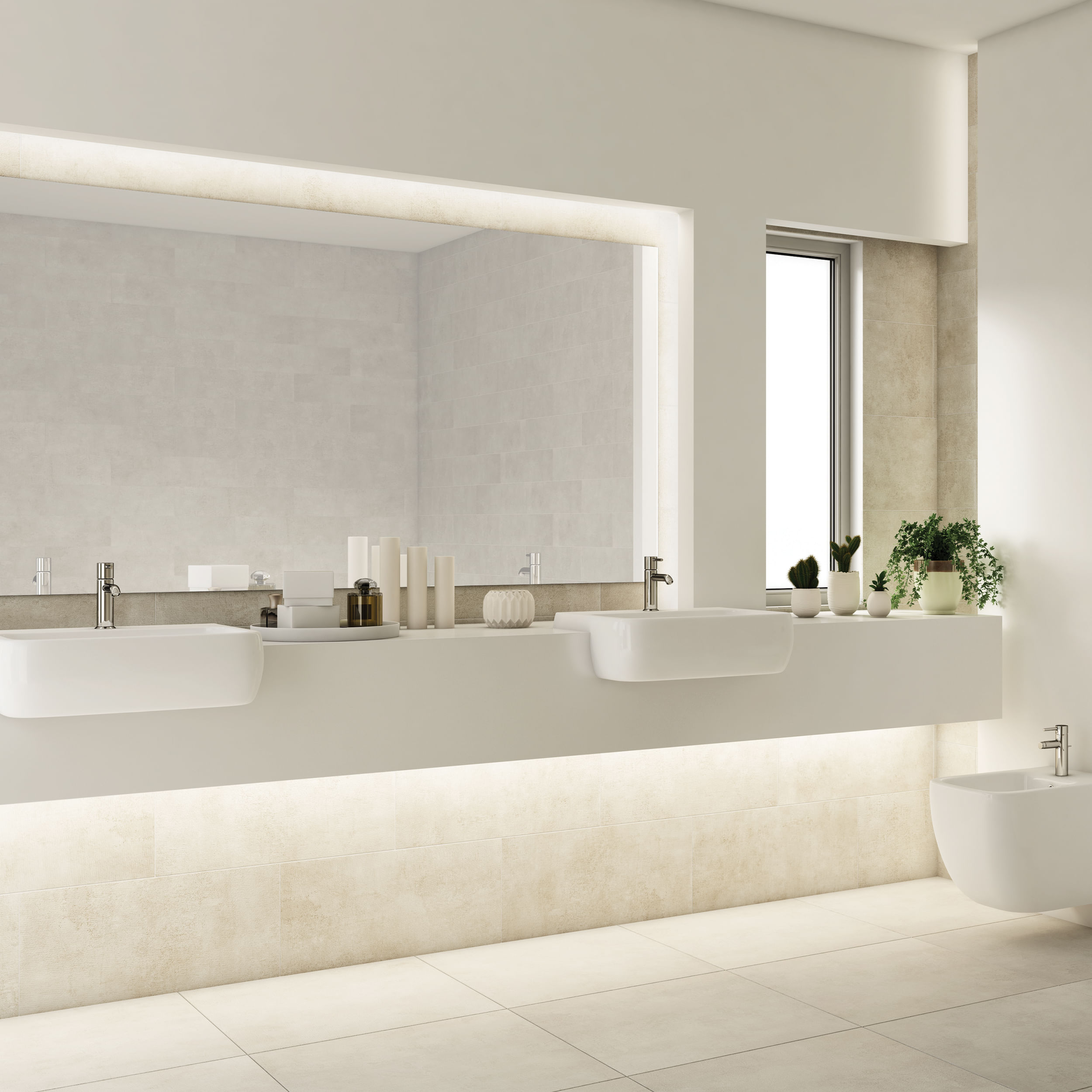 Plancha Ultracompacto Uni Hyper White Mate 135x305 | mK.cl - MK