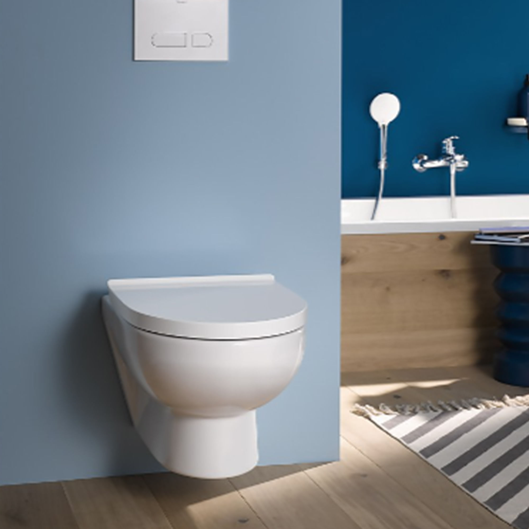WC One Piece Duravit No.1 Rimless Descarga a Muro 210 mm | m