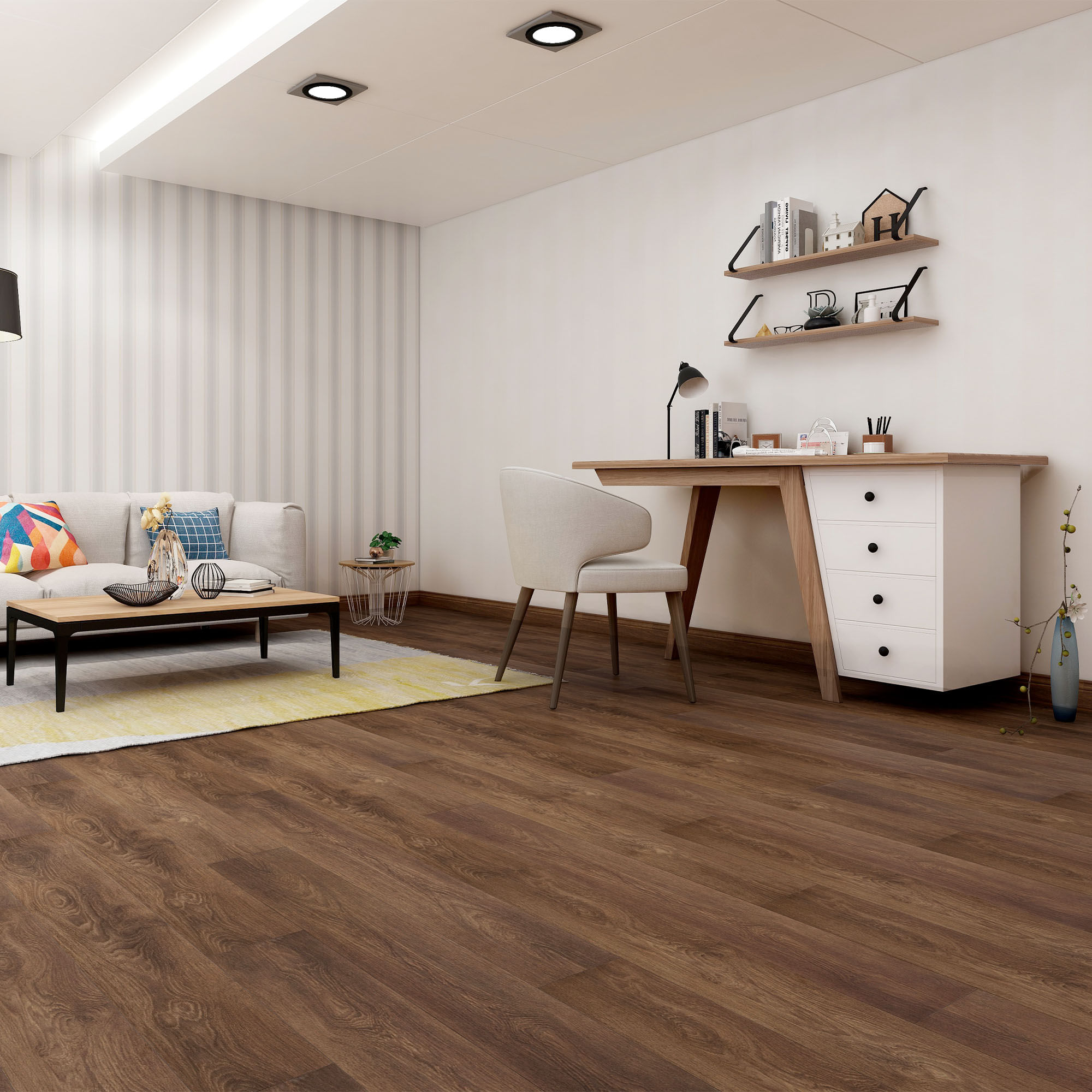 Piso Flotante Classic Café Moka 1215x196 mm | mK.cl