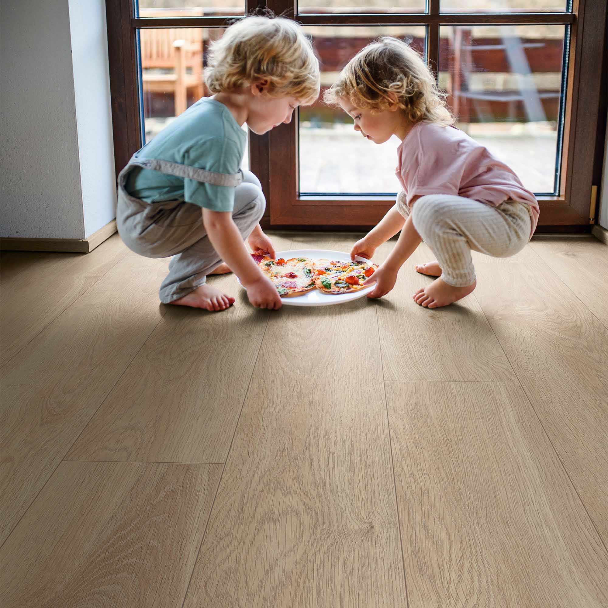 Piso Orgánico Nirvana Eurus Oak 1288x195x8 mm | mK.cl - MK