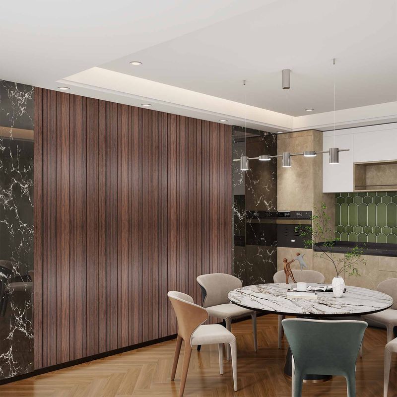 Palillaje Niza SPC Wood Caramel 150x2900 mm | mK.cl