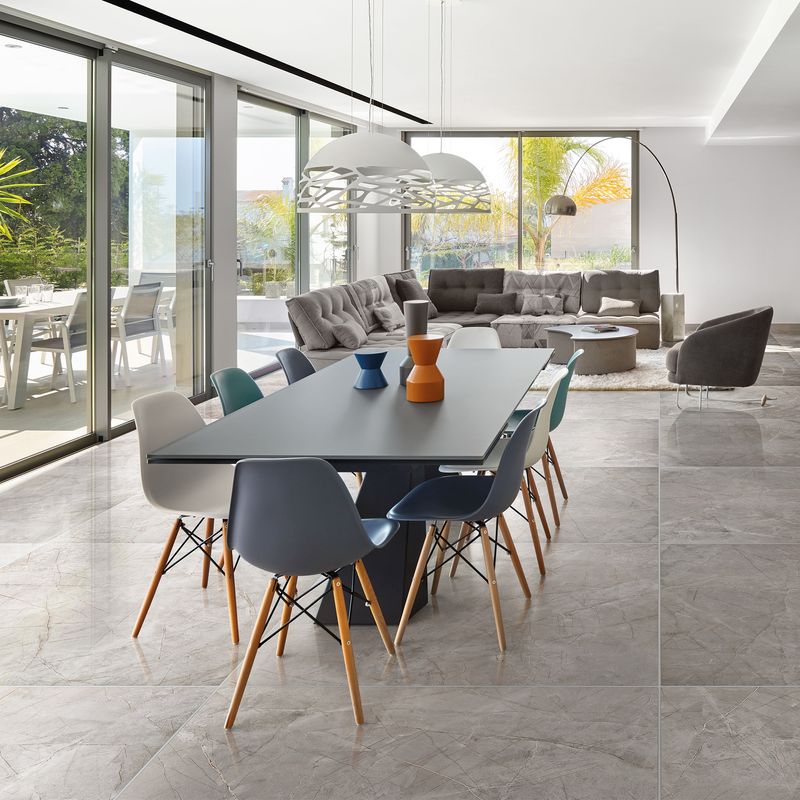 Porcelanato Mare De A'utunno Gris Pulido 90x180 cm | mK.cl