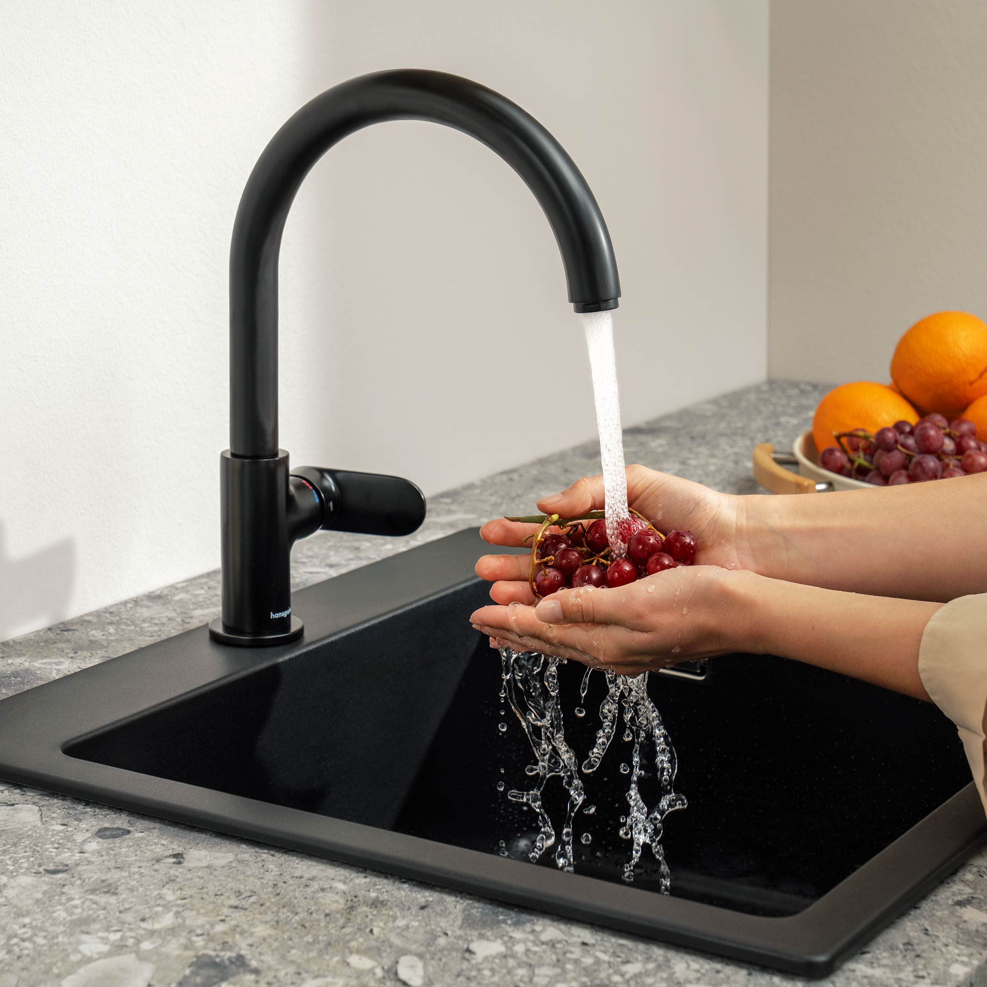 Grifería Cocina Vernis Blend M35 1 Jet 71870670 Negro Mate
